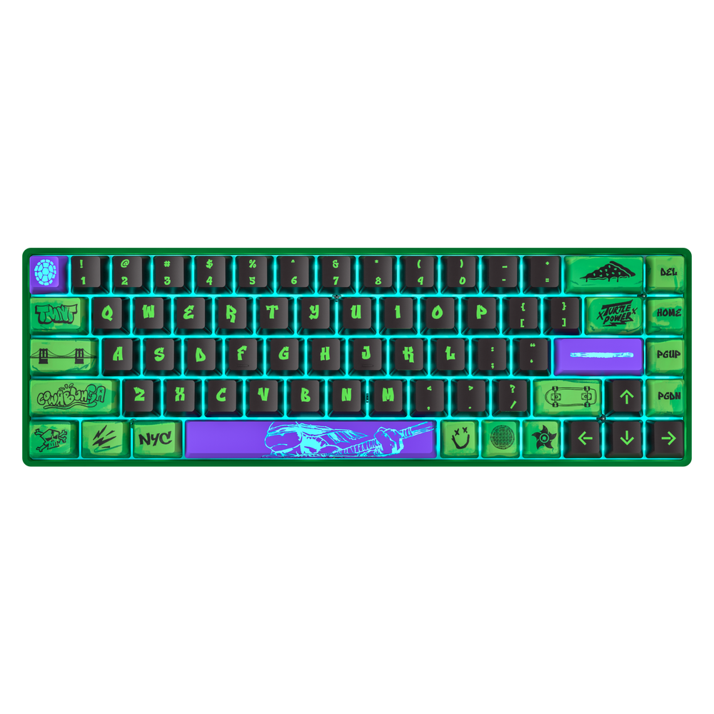 Banshee K68 Magnetic Switch Keyboard - TMNT | Ghost Keyboards